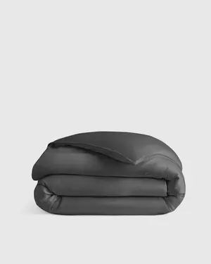 Quince Bamboo Duvet Cover Charcoal