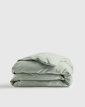 Quince Bamboo Duvet Cover - Eucalyptus