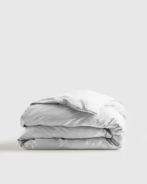 Quince Bamboo Duvet Cover Light Grey