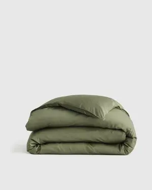 Quince Bamboo Duvet Cover Olive