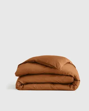 Quince Bamboo Duvet Cover - Terracotta