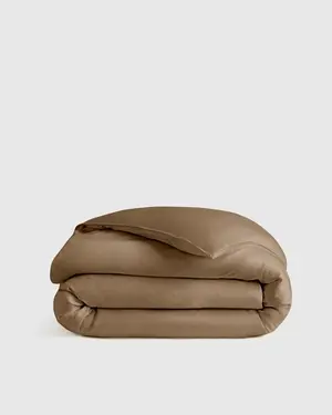 Quince Bamboo Duvet Cover - Walnut