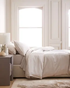 Quince Bamboo Deluxe Bedding Bundle - Sand