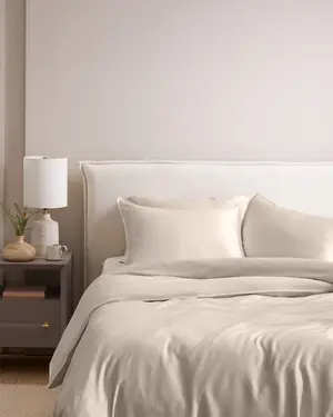 Quince Bamboo Deluxe Bedding Bundle - Sand