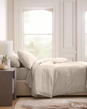 Quince Bamboo Deluxe Bedding Bundle - Sand