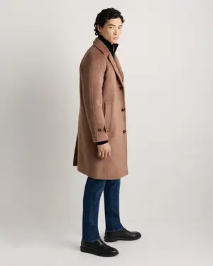 Quince Alpaca-wool Overcoat - Rustic Brown