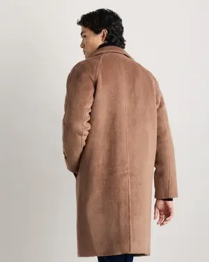 Quince Alpaca-wool Overcoat - Rustic Brown