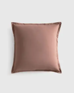 Quince Organic Crisp Percale Sham - Fig