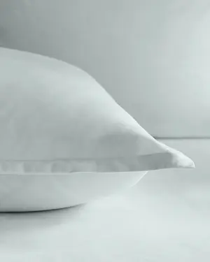 Quince Organic Crisp Percale Sham - Mist
