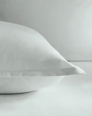 Quince Organic Crisp Percale Sham - Mist