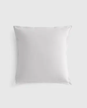 Quince Organic Crisp Percale Sham - White
