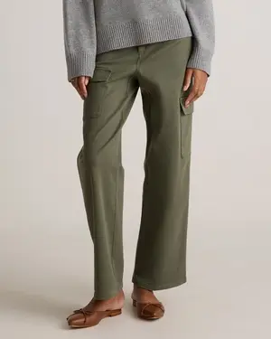 Quince Light Wash Bottoms For Women