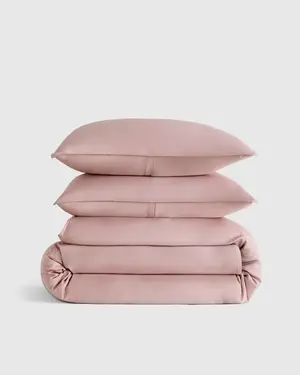 Quince Bamboo Duvet Cover Set Fig