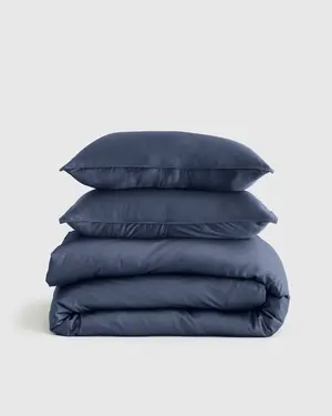 Quince Bamboo Duvet Cover Set - Nightfall