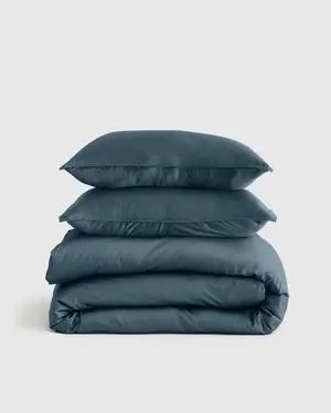 Quince Bamboo Duvet Cover Set - Nightfall