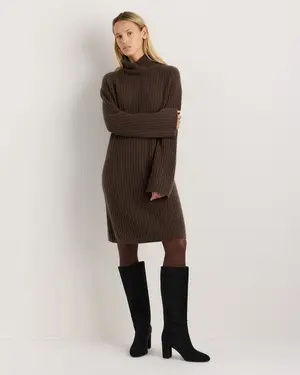 Quince Suede Block Heel Boots
