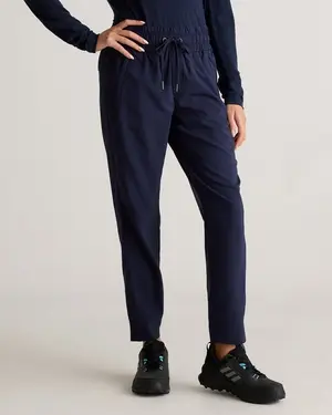 Quince Micro Ripstop Mid-rise Joggers - Deep Navy