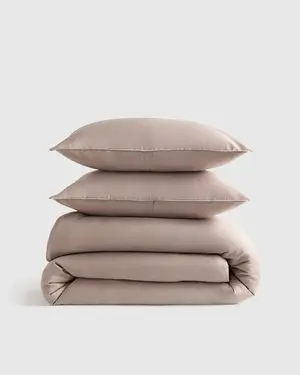 Quince Sateen Comforter Set Stone