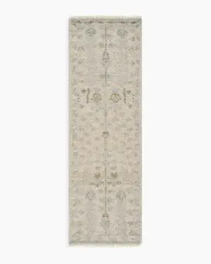 Quince Fern Hand-knotted Wool Rug - Neutral