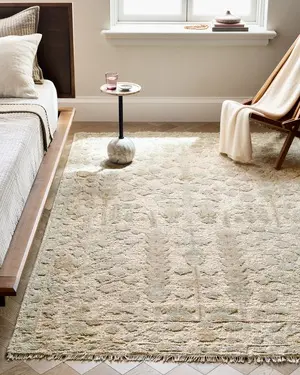 Quince Fern Hand-knotted Wool Rug