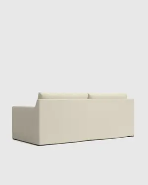 Quince Ellery Slipcover Sofa In Performance Linen - Silver
