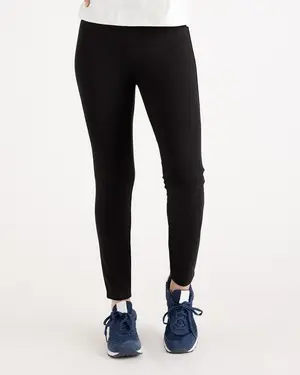 Quince Ultra-stretch Ponte Skinny Pants Tall - Black