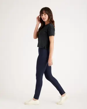 Quince Ultra-stretch Ponte Skinny Pants Tall - Navy