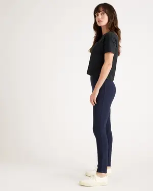 Quince Ultra-stretch Ponte Skinny Pants Tall - Navy