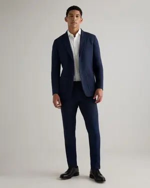 Quince Performance Stretch Technical Blazer - Deep Navy
