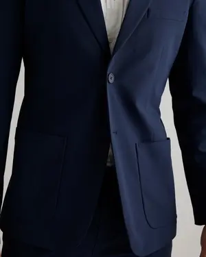 Quince Performance Stretch Technical Blazer - Deep Navy