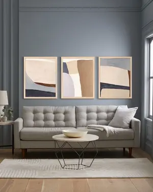 Quince Tripartite Julia Balfour, Wood Frame - Maple