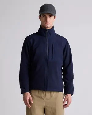 Quince Polar Fleece Full-zip Jacket - Deep Navy