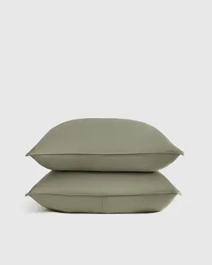 Quince Bamboo Sham Set Sage