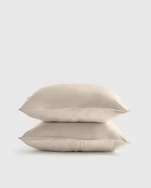 Quince Bamboo Sham Set Sand