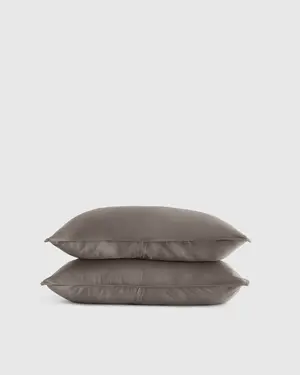 Quince Bamboo Sham Set - Stone