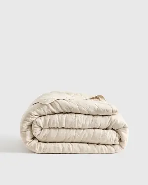 Quince European Linen Dream Quilt - Sand