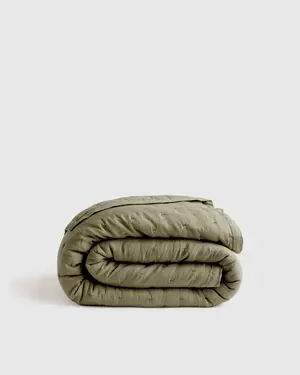 Quince European Linen Dream Quilt - Willowleaf