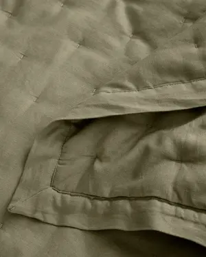 Quince European Linen Dream Quilt Set - Willowleaf
