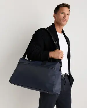 Quince Voyage Nylon Travel Duffle - Navy