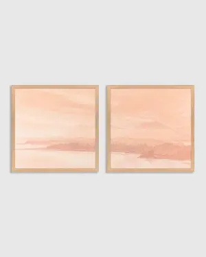 Quince Meet Me The Fire Kristi Mcdonald, Wood Frame - Oak
