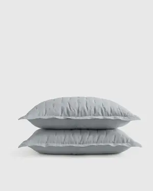 Quince European Linen Dream Sham Set Mist