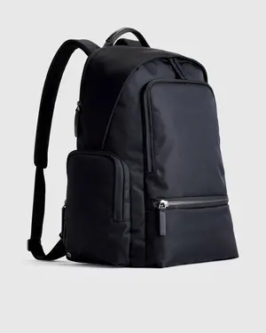 Quince Voyage Nylon Backpack - Black