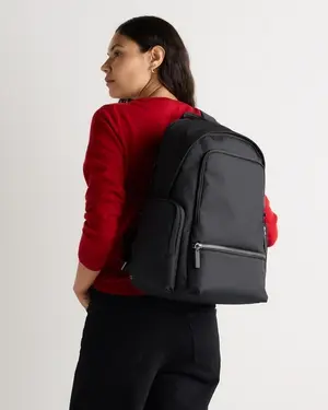 Quince Voyage Nylon Backpack - Black