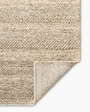 Quince Rowan Handwoven Wool Rug - Sand