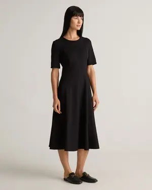 Ponte Fabric Midi Dresses