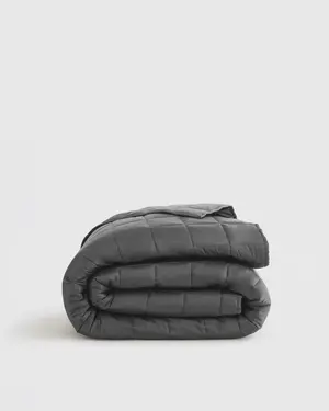 Quince Bamboo Box Quilt - Charcoal