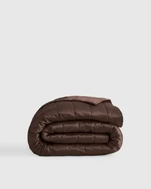 Quince Bamboo Box Quilt Espresso