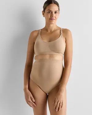 Quince Seamless Nursing Bra - Sand