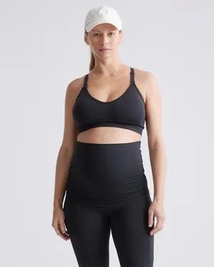 Quince Seamless Low Impact Maternity & Nursing Sports Bra