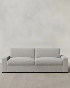 Quince Stillman Sofa In Performance Basketweave - Fog